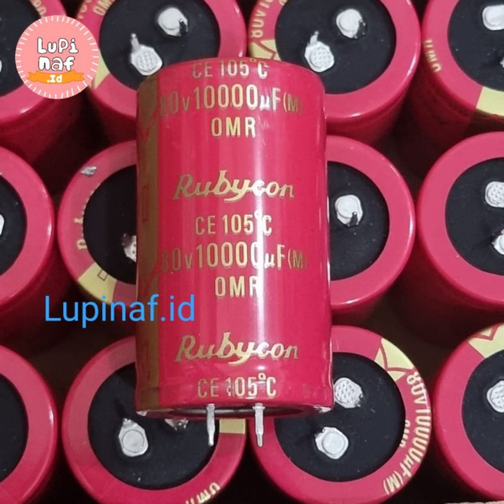 Jual ELCO 10000UF 80V RUBYCON USR MERAH ELKO RUBICON RED ORIGINAL | Shopee Indonesia