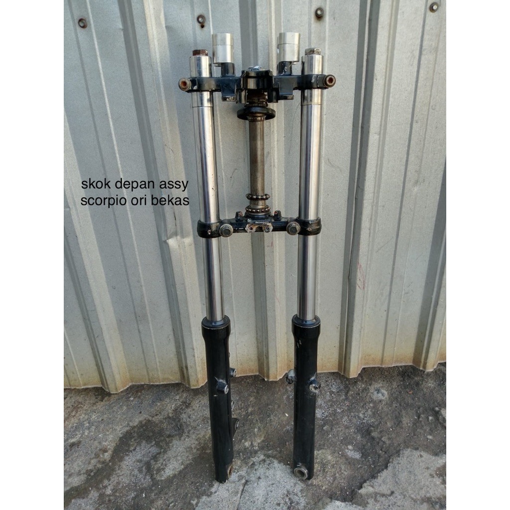 Jual shock depan scorpio old original | Shopee Indonesia