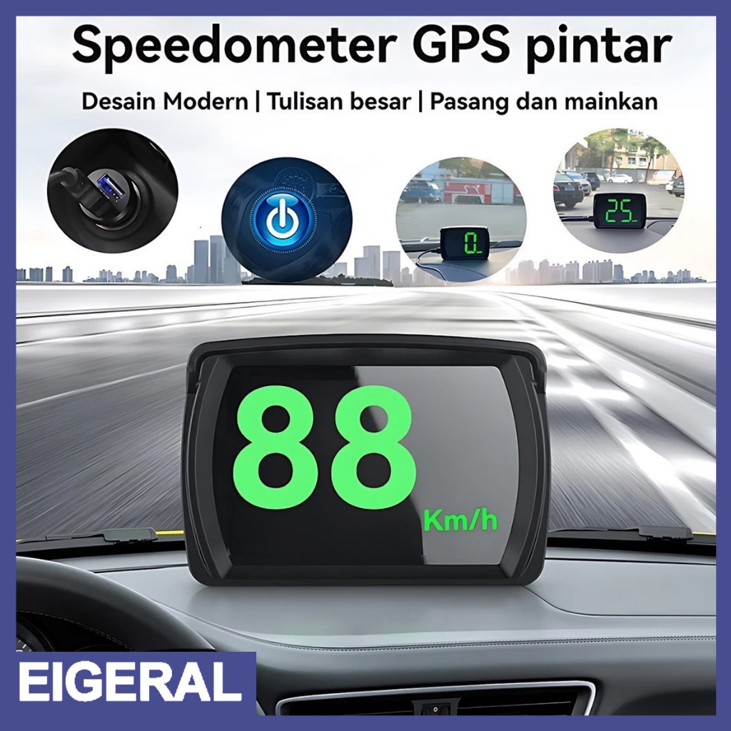 Jual Spedometer Digital Speedometer GPS Mobil Dengan Universal Tampilan ...