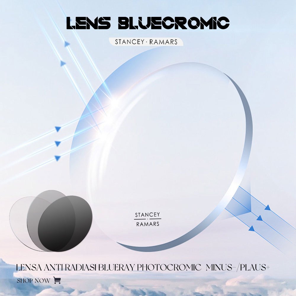 Jual Stancey Ramars Lensa ABRPGX Bluecromic Anti UV Transisi Anti Blue ...