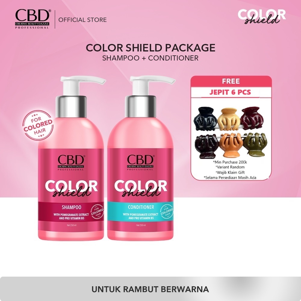 Jual CBD Color Shield Shampoo + Conditioner | Shopee Indonesia