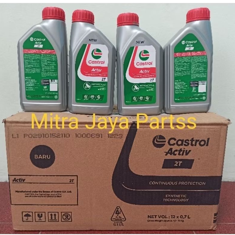 Jual Oli Castrol Activ 2T 700 ML Oli Castrol 2Tak 0.7L Perdus | Shopee ...