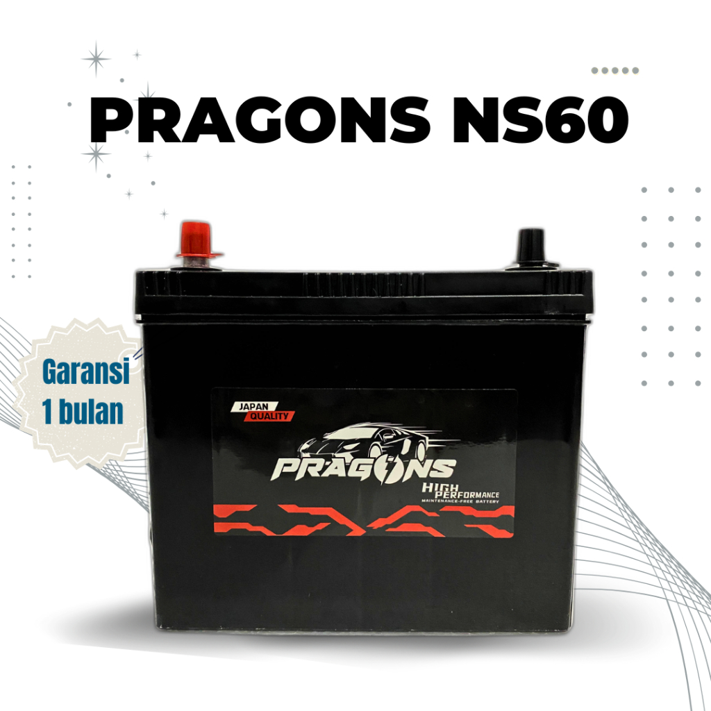 Jual PRAGONS NS60 (50B24R) Aki Mobil Toyota Rush KERING MF 12v50Ah | Shopee Indonesia