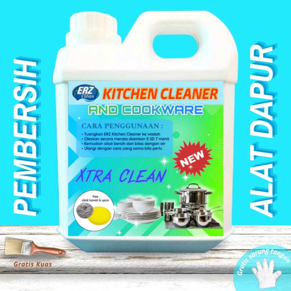 Jual ERZ Clean Alat Dapur Cleaner Pembersih Noda Kerak Wajan Panci 1 ...