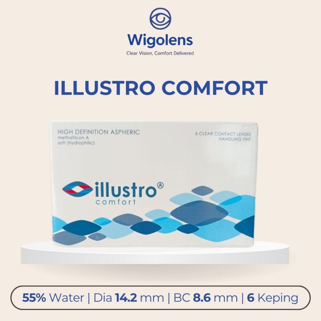 Jual SOFTLENS ILLUSTRO COMFORT CLEAR MONTHLY SOFTLENS BENING BULANAN ...