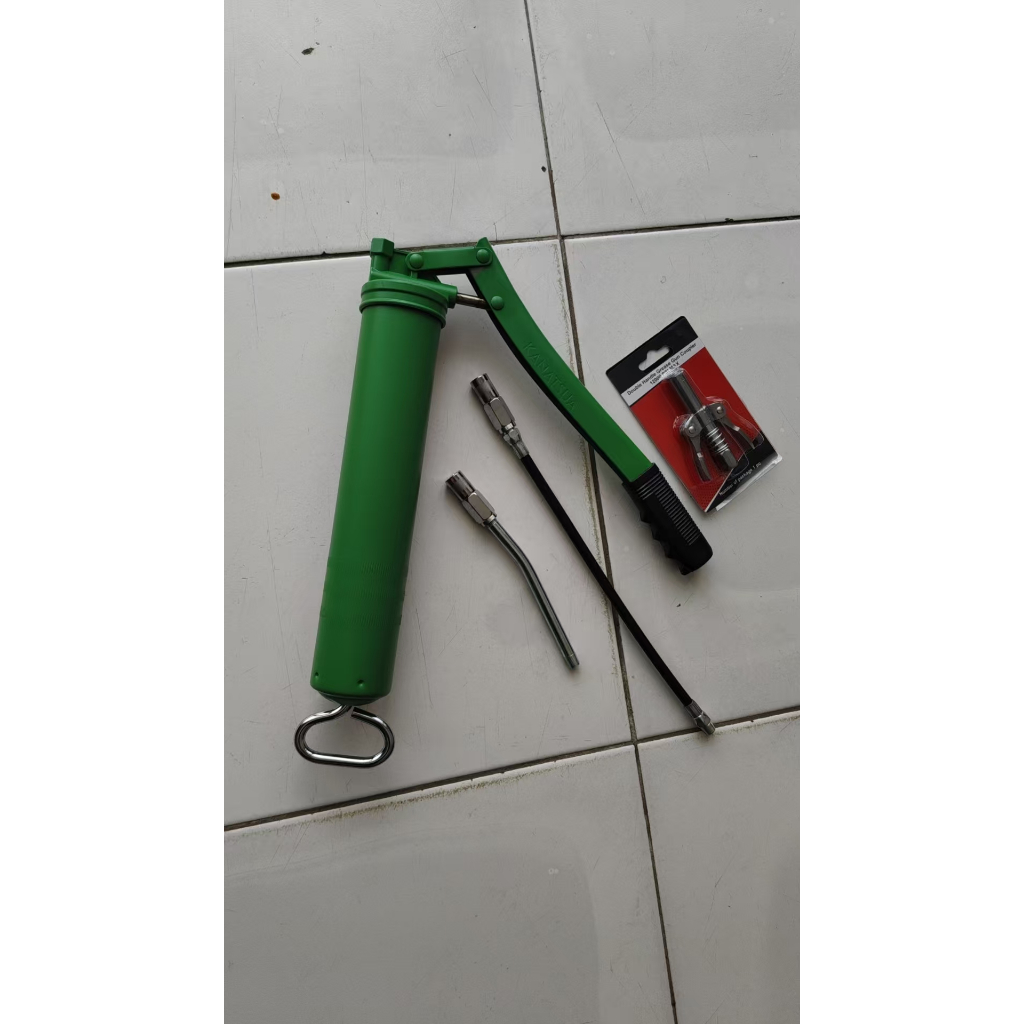 Jual POMPA GREASE MANUAL 500CC DENGAN NOZEL PENGUNCI POMPA GEMUK ...