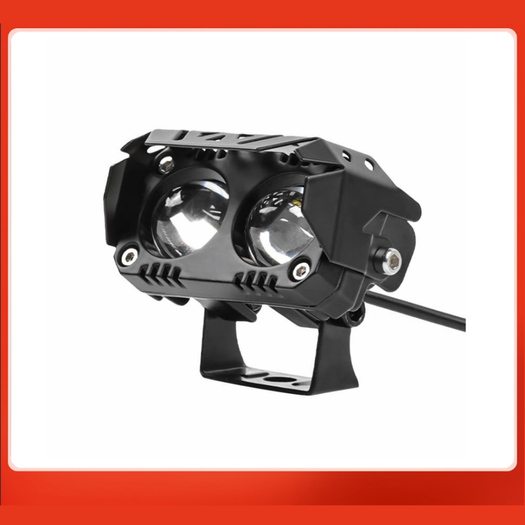 Jual Lampu Tembak LED KOTAK 2 MATA 40W 12-24V WARNA CAHAYA GANDA (PUTIH ...