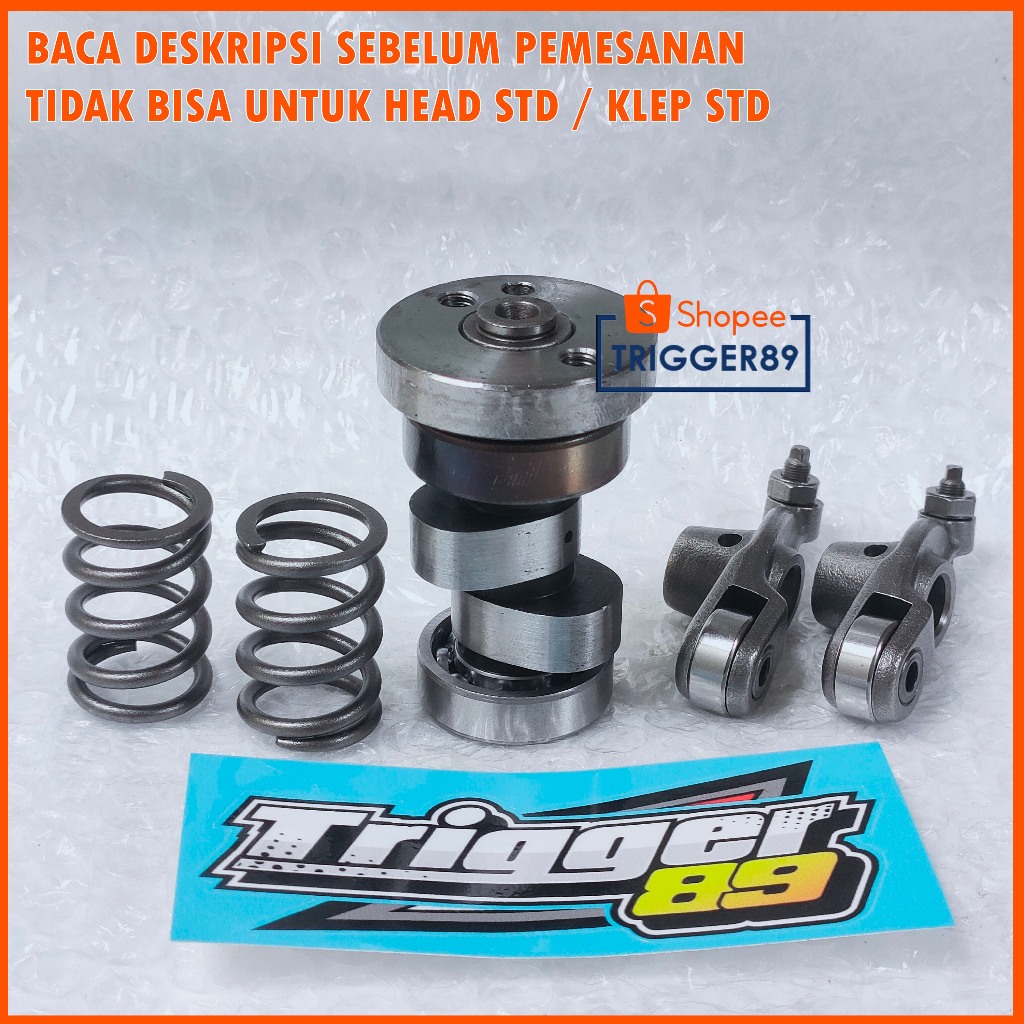Jual Trigger89 - Noken As Racing Shogun 110 Spek Head Sudut Lift 8+ 9 ...