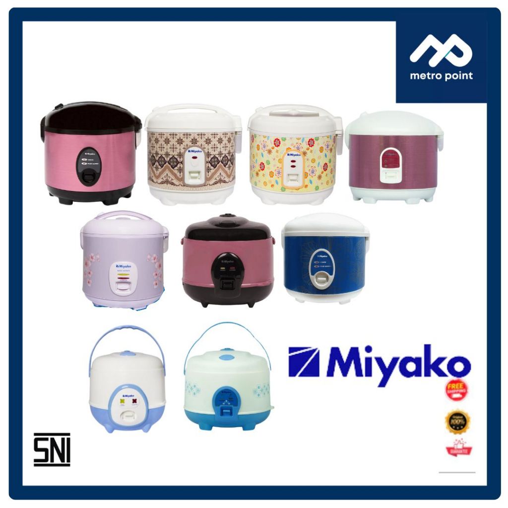 Jual Miyako Magic Com Rice Cooker Miyako Warmer Penanak Nasi Murah Anti ...