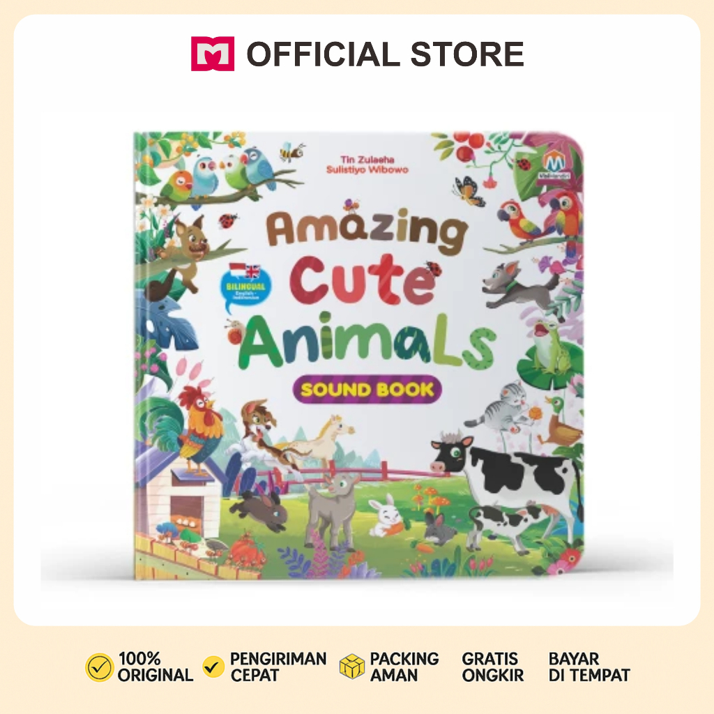 Jual DM Bookstore - Buku Aktivitas Anak Amazing Cute Animals Sound Book ...