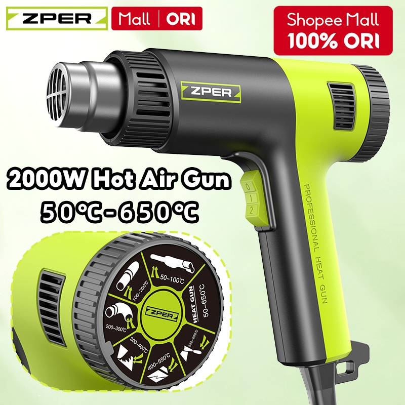 Jual ZPER 2000W Hot Air Gun 220V Hotgun Pemanas Heatgun Alat Pemanas ...