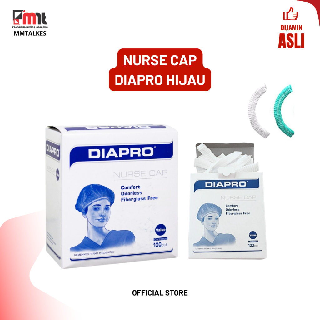 Jual NURSE CAP DV DIAPRO / HAIR NET / PENUTUP KEPALA | Shopee Indonesia