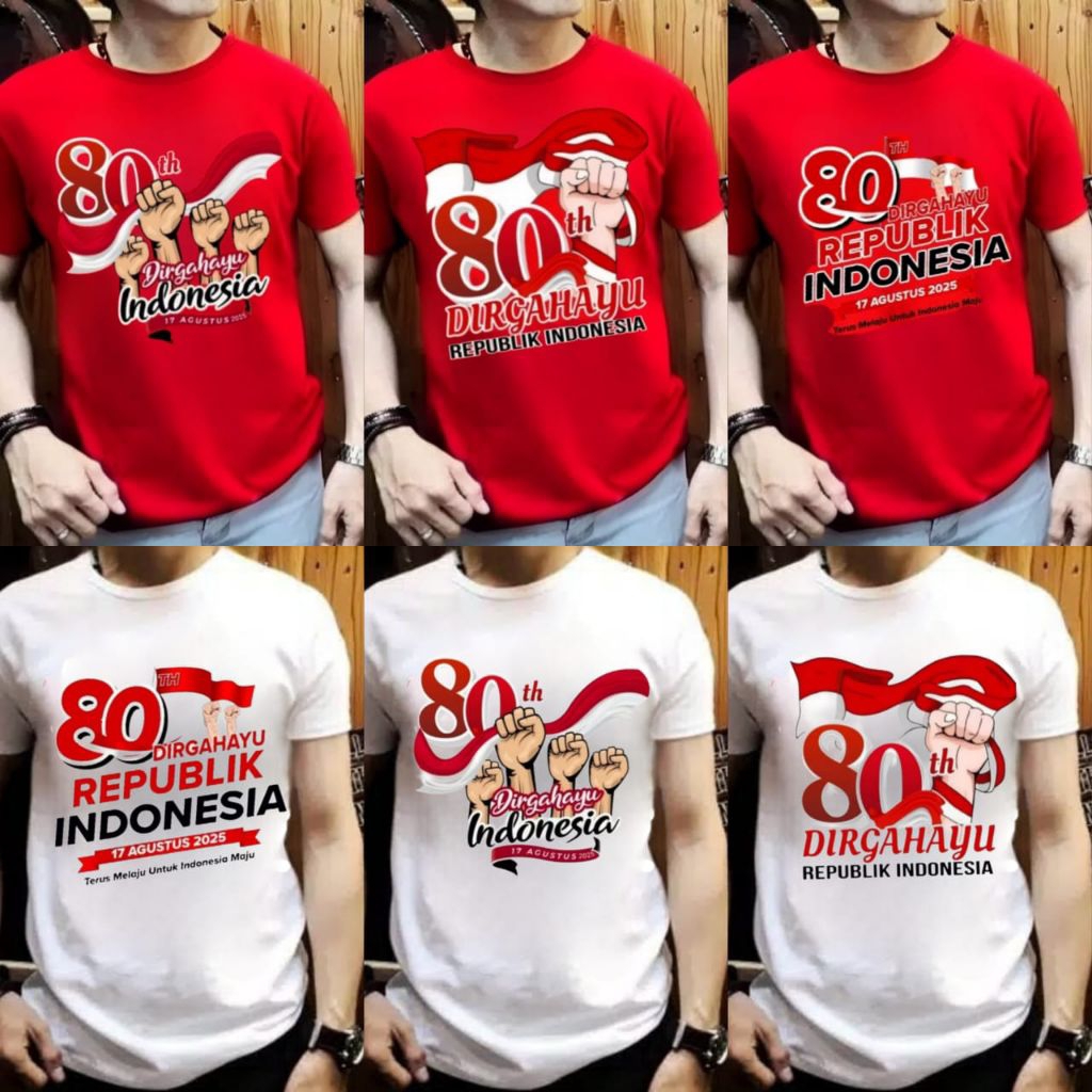 Jual Kaos Kemerdekaan Indonesia Kaos Distro Lengan Pendek Kaos ...