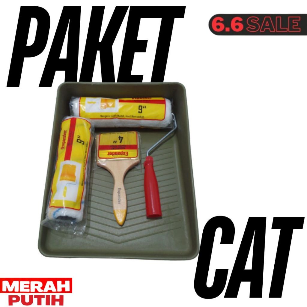 Jual Paket Mengecat Bak Cat Kuas Cat Kuas Roll Cat Bulu Roll Cat ...