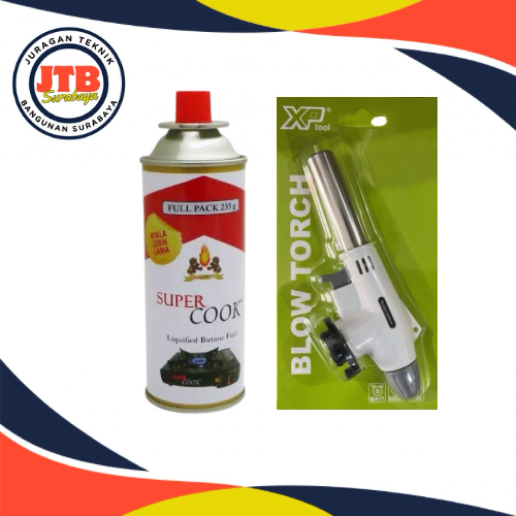 Jual flame gun gas torch blow torch kepala las pemantik otomatis paket dengan gas portable ...