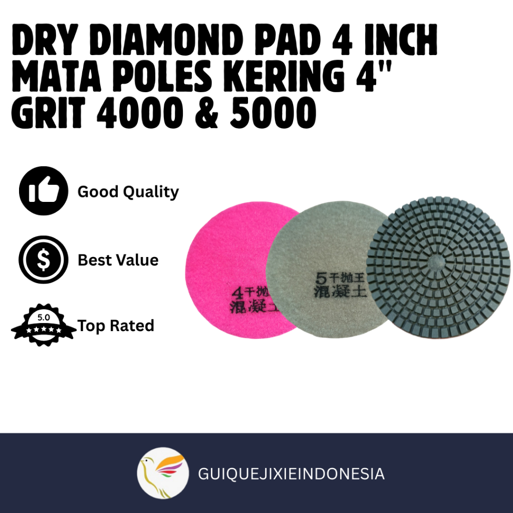 Jual Dry Diamond Pad / Mata Poles Kering untuk Lantai Marmer Granit ...