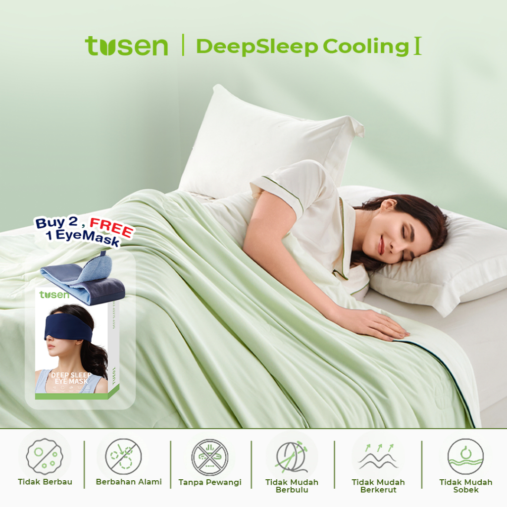 Jual 【TERLARIS】TUSEN DeepSleep Cooling Ⅰ Blanket Selimut Tipis Memberikan Kehangatan dan Sensasi ...
