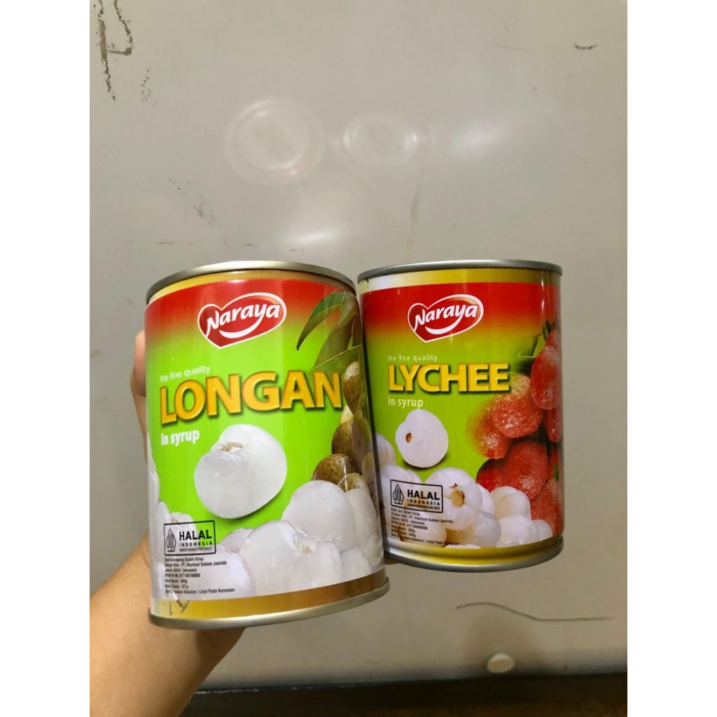 Jual Longan Leci kaleng naraya 565 gram | Longan Lychee naraya 565 gram ...