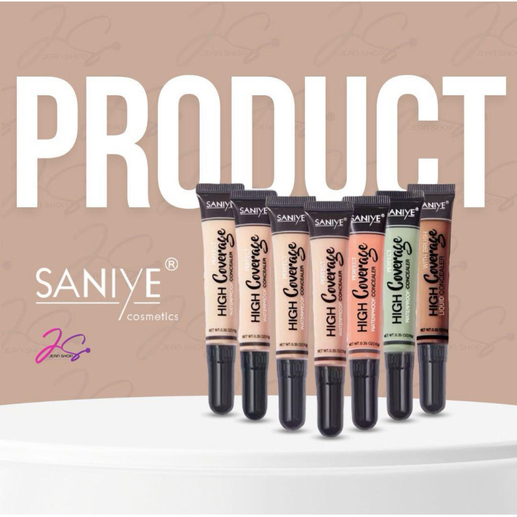 Jual SANIYE [BPOM] Concealer Waterproof Wajah Full Coverage Color ...