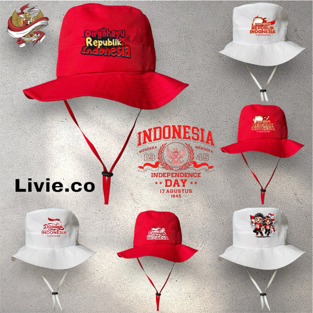 Jual COD| Topi kemerdekaan| Topi 17 Agustus|Topi merah putih| l Rimba ...