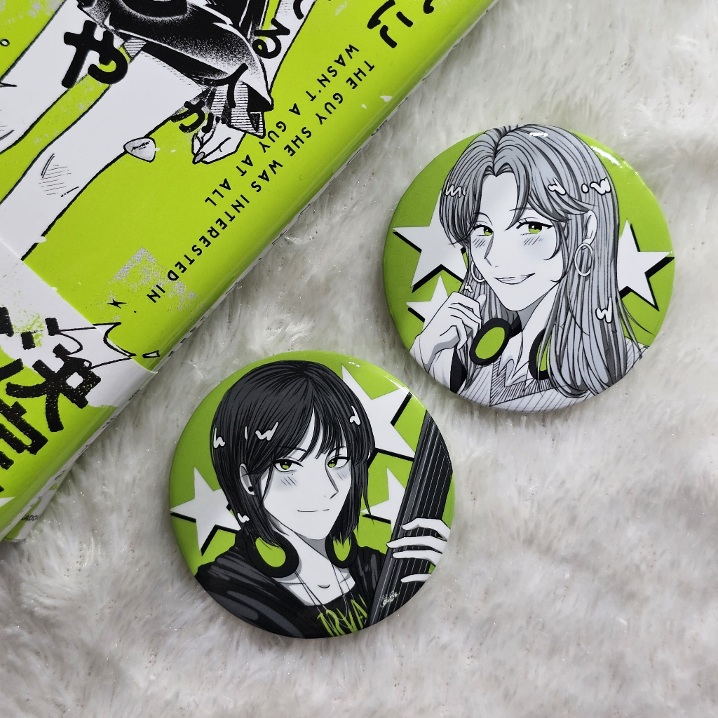 Jual MitsuAya Button Pin 4.4cm & 5.8cm (TGSWIIWAGAA Green Yuri Mitsuki ...