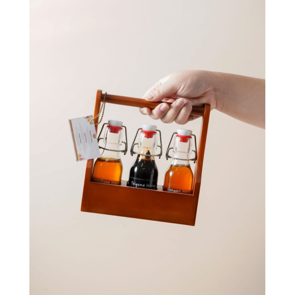 Jual Pure Honey AVA&CO Gift Set - Wood Crate | Shopee Indonesia