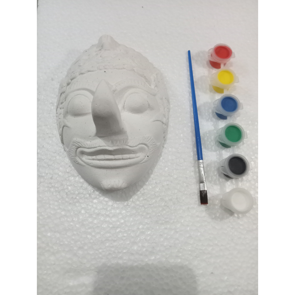 Jual Paket Media Lukis Topeng Malangan Gypsum | Shopee Indonesia