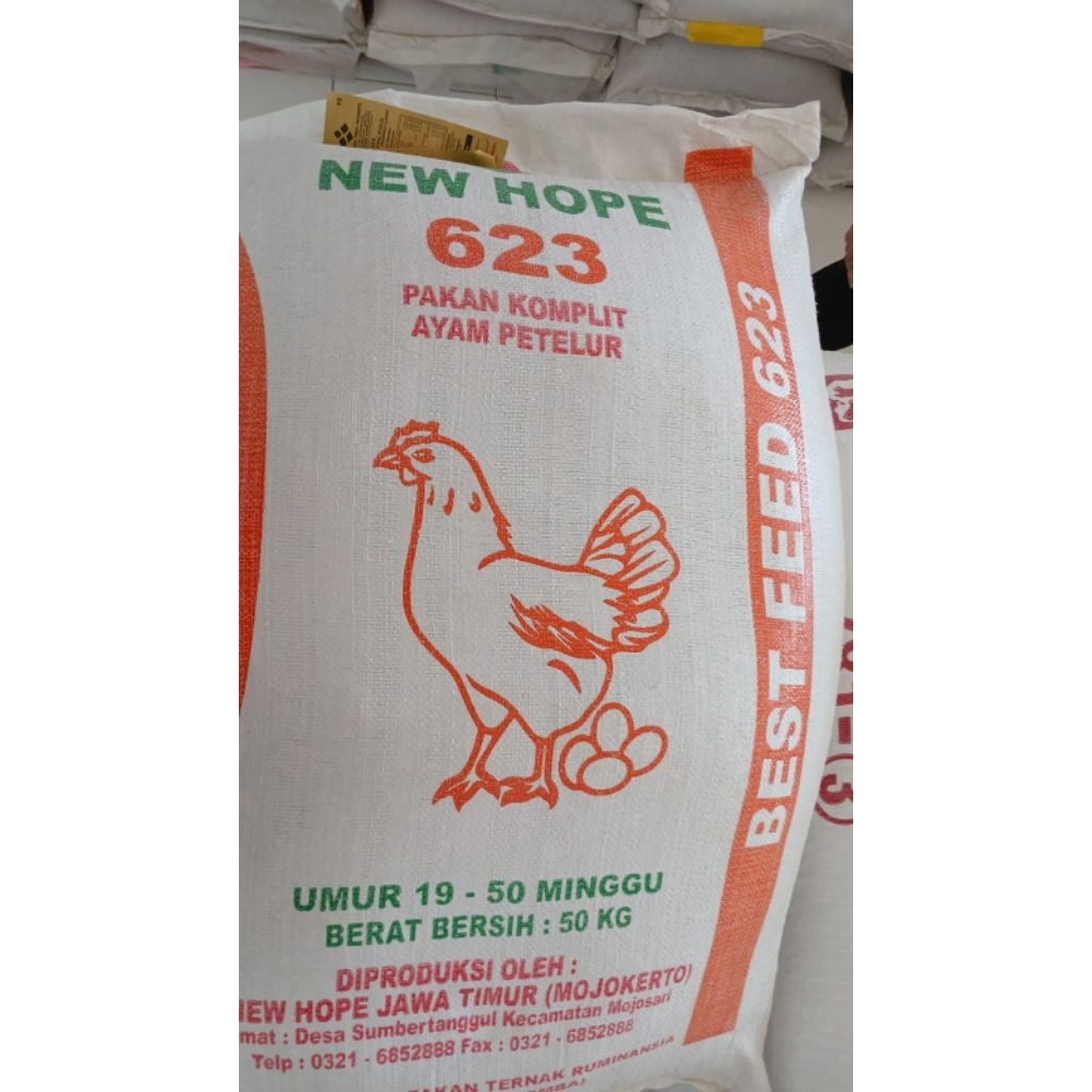 Jual Pakan Ayam Petelur New Hope 623 Kemasan 1Kg | Shopee Indonesia