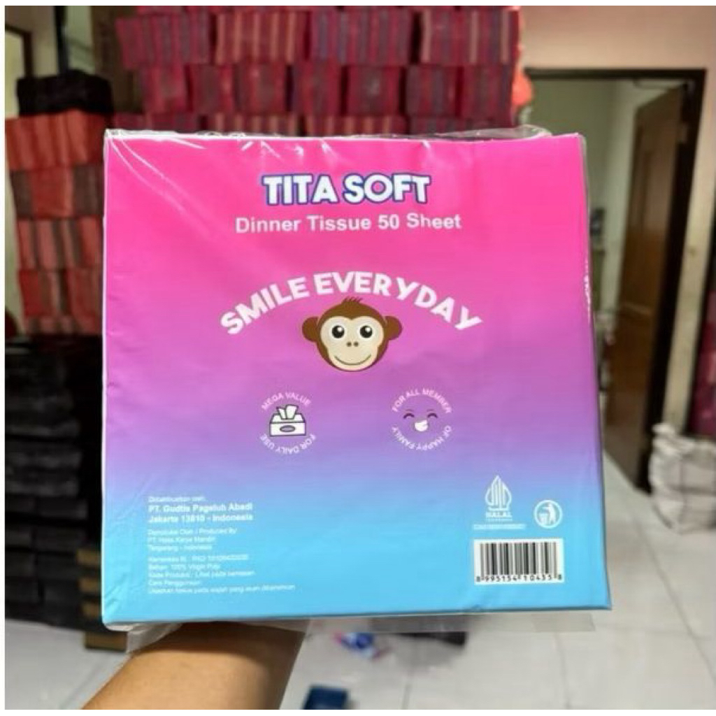 Jual TISSUE NAPKIN DINNER TITASOF 50 LEMBAR | Shopee Indonesia