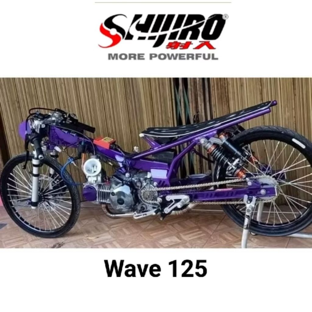 Jual RANGKA FRAME DRAGBIKE SLEEP ENGINE BATANG SINGLE WAVE 125 SUPRA X ...
