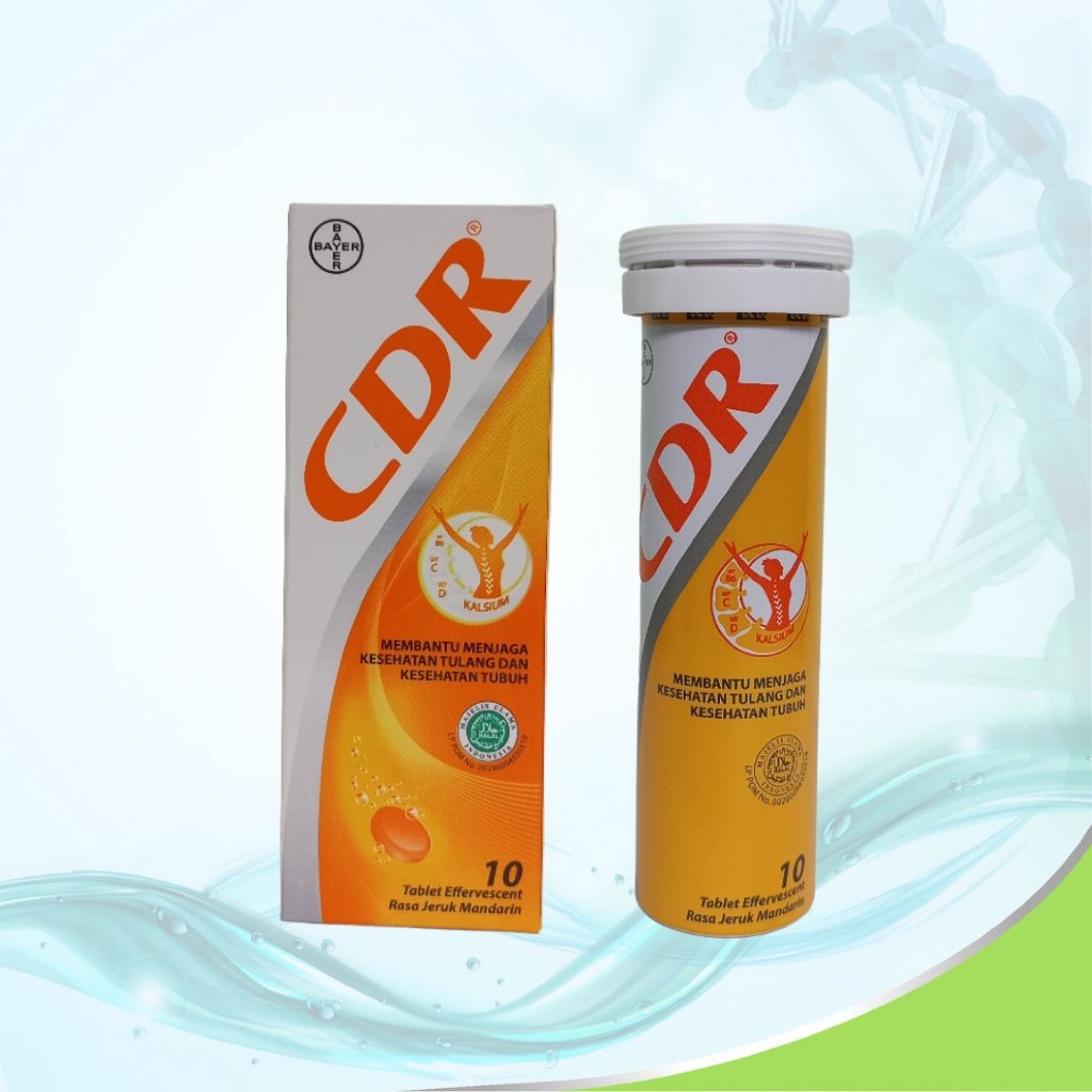 Jual CDR EFFERVESCENT | 1 tube isi 10 Effervescent Tablets | Shopee ...
