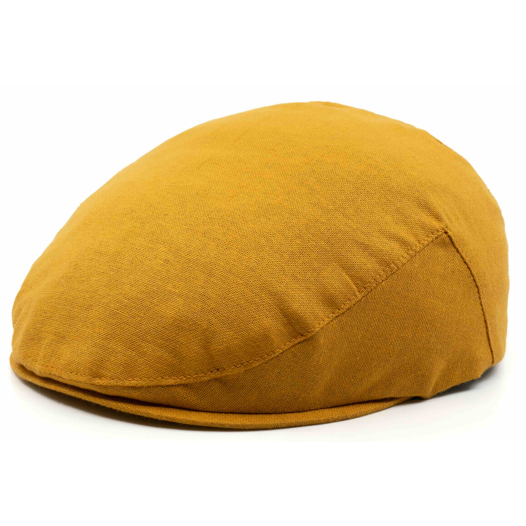 Jual MUSTARD BERET. The Premium Mustard Linen Beret blends bold color ...