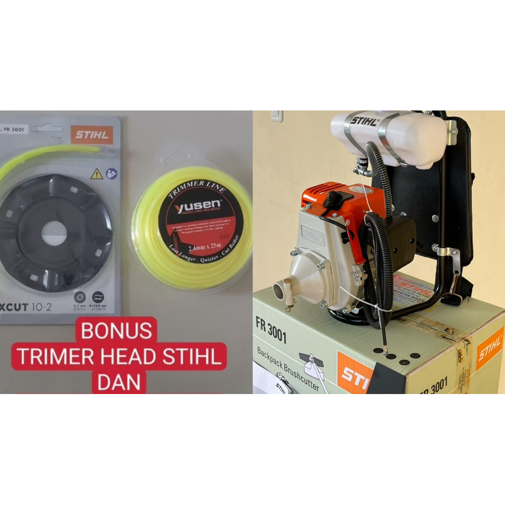 Jual MESIN POTONG RUMPUT STIHL FR 3001 ORIGINAL LENGKAP DENGAN STIK DAN PISAU BONUS TALI SENAR ...