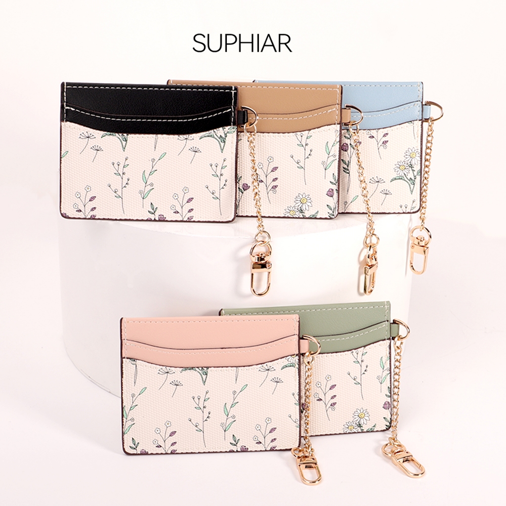 Jual Dompet Wanita Motif Bunga Gaya Ins Desain Unik dengan Kait Logam ...