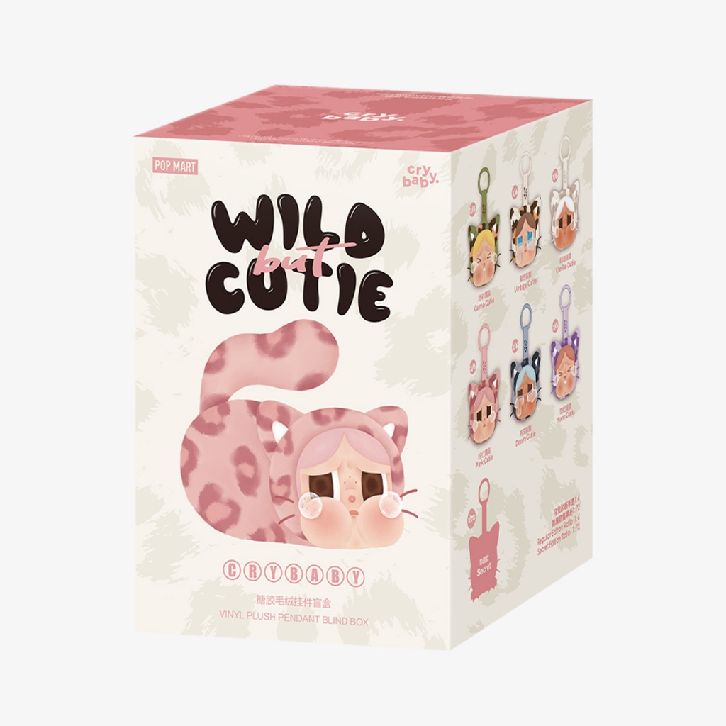 Jual READY 100% ORI POP MART CRYBABY Wild but Cutie Series - Vinyl Plush Pendant Blind Box ...