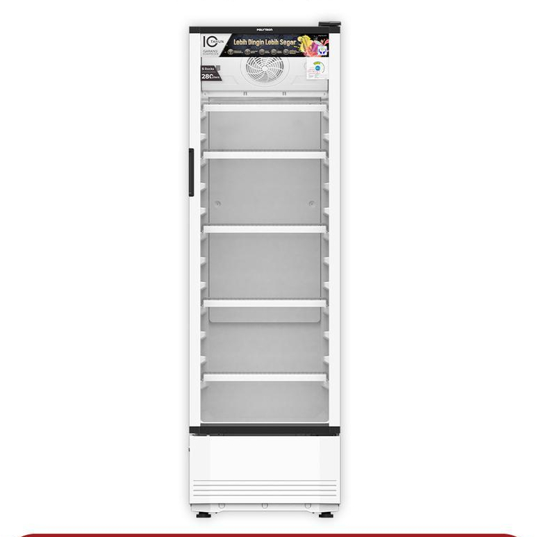 Jual POLYTRON Showcase Fastcool 280 Liter SCN 280 - SCN 280 | Shopee ...