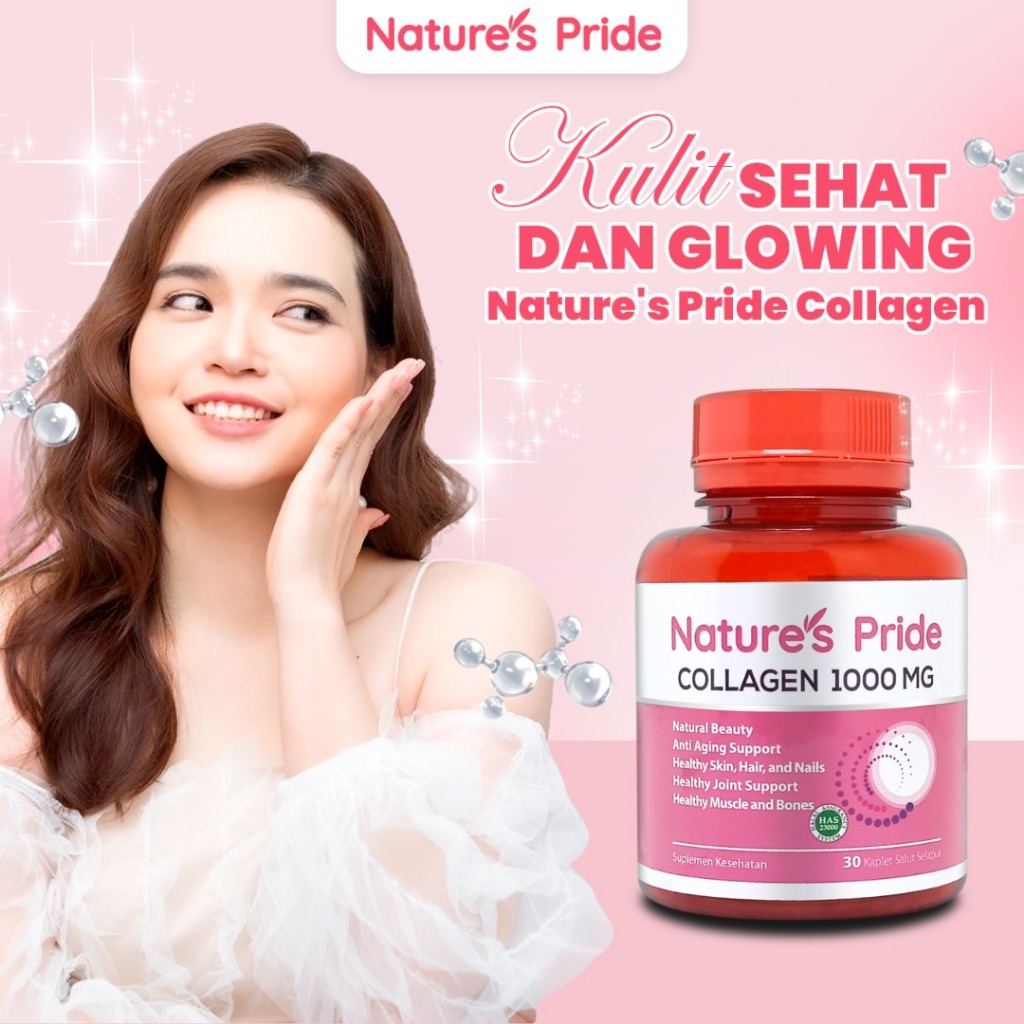 Jual NATURE'S PRIDE COLLAGEN 1000 MG BPOM HALAL Untuk Kulit Tulang ...