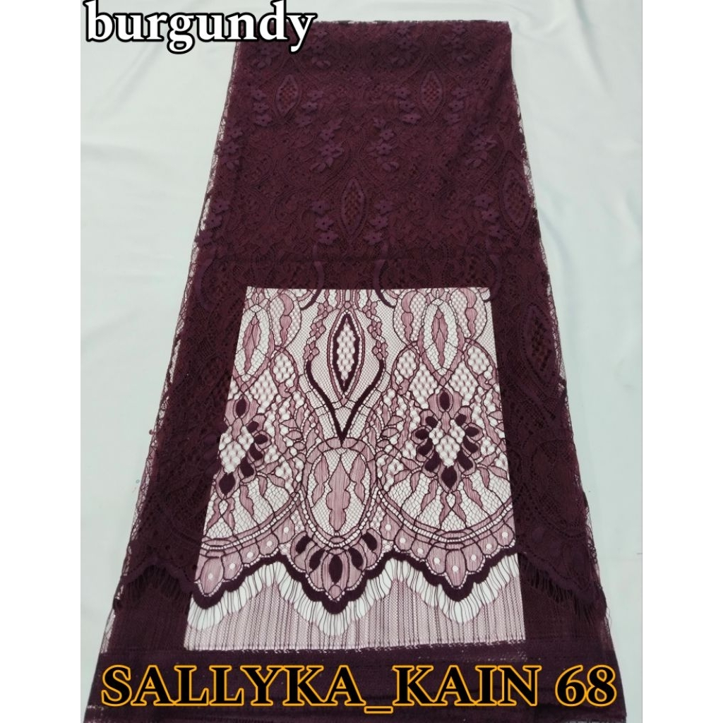 Jual Termurah!!Kain brokat Chantilly,brokat chantilly,tille chantilly ...