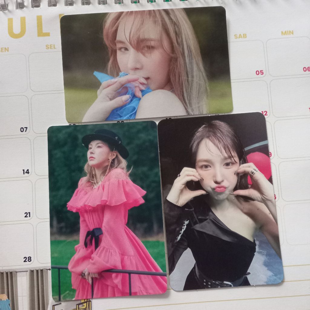 Jual official photocard red velvet wendy like water feel my rhythm fmr ...