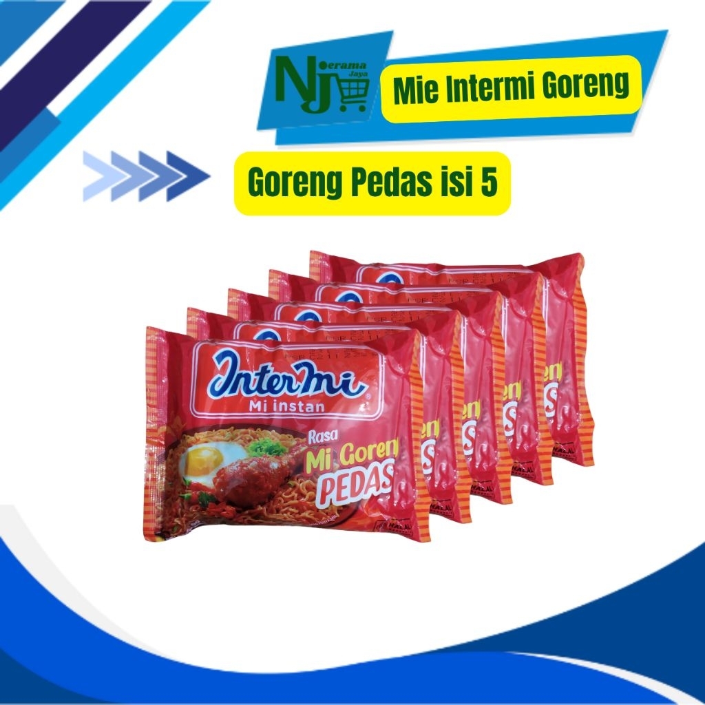Jual Mie Intermi Goreng Original I Pedas 5 pcs | Shopee Indonesia