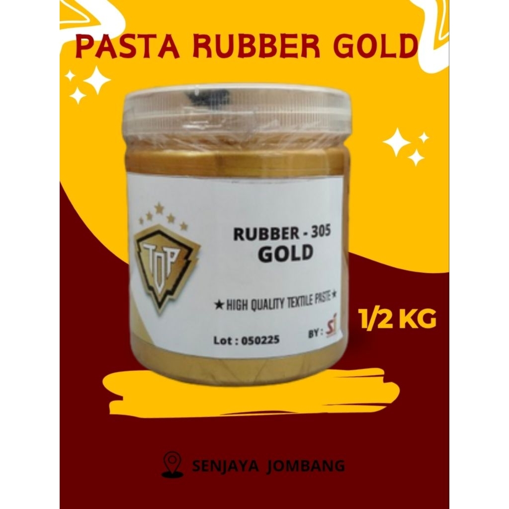 Jual TOP RUBBER PASTA GOLD 305 @ 1/2 KG | Shopee Indonesia