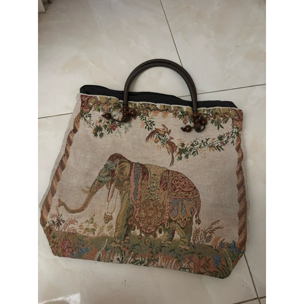 Jual Shopper Bag Original Bangkok Thailand Elephant Tas Belanja Totebag ...