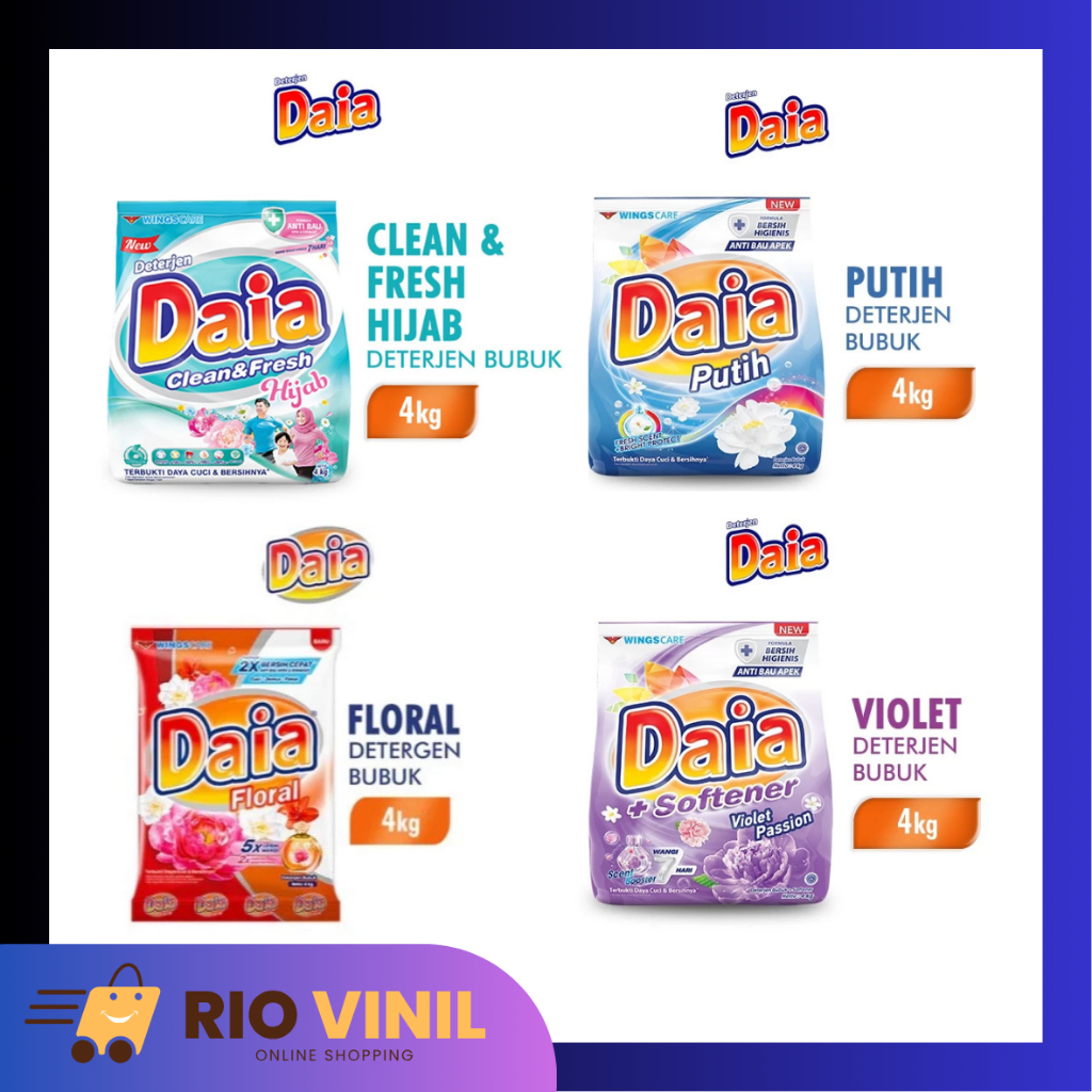 Jual Daia Sabun Cuci Kemasan 4 kg | Shopee Indonesia