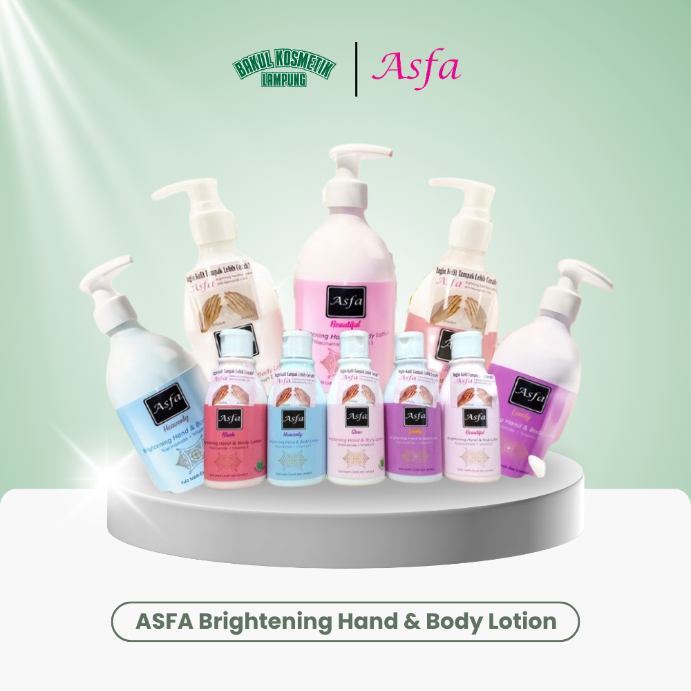 Jual ASFA Lotion Tubuh Pencerah Kulit 300ml dengan Niacinamide ...