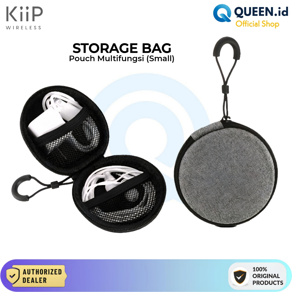 Jual KiiP Wireless Storage Bag Multifungsi Tas Penyimpan Case Headset ...