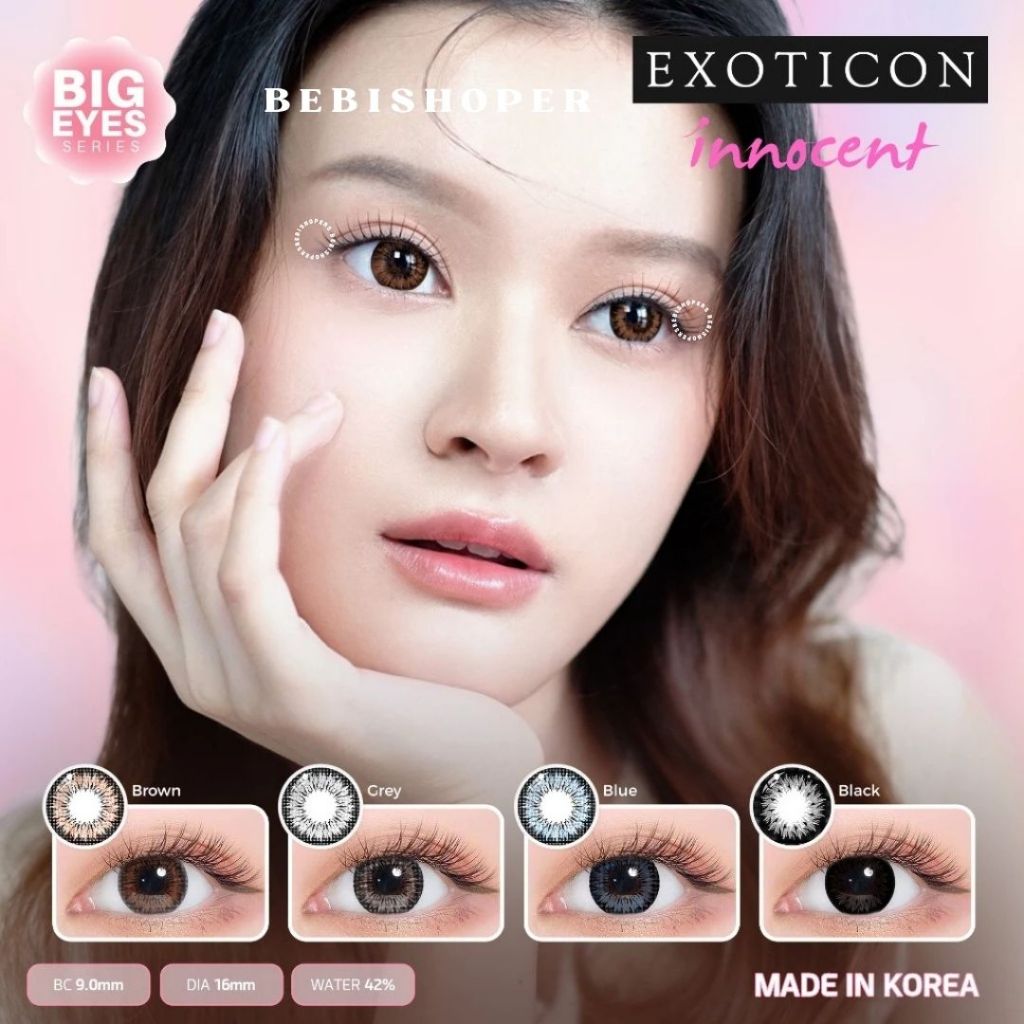 Jual COD Softlens BESAR INNOCENT 16MM Softlens Laris , Softlens Black ...