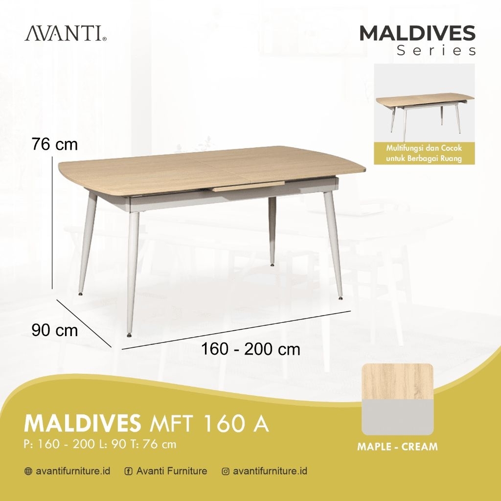 Jual Meja makan Meja Kerja Maldives MFT 160 A – Multifunction Table ...