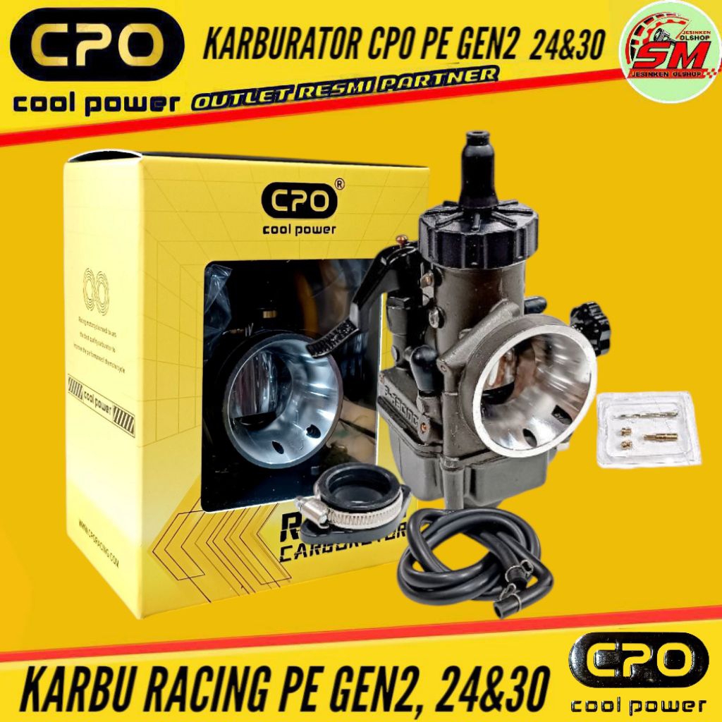 Jual Karburator CPO PE GEN 2 Black Series Original 24-26-28-30 | Shopee Indonesia