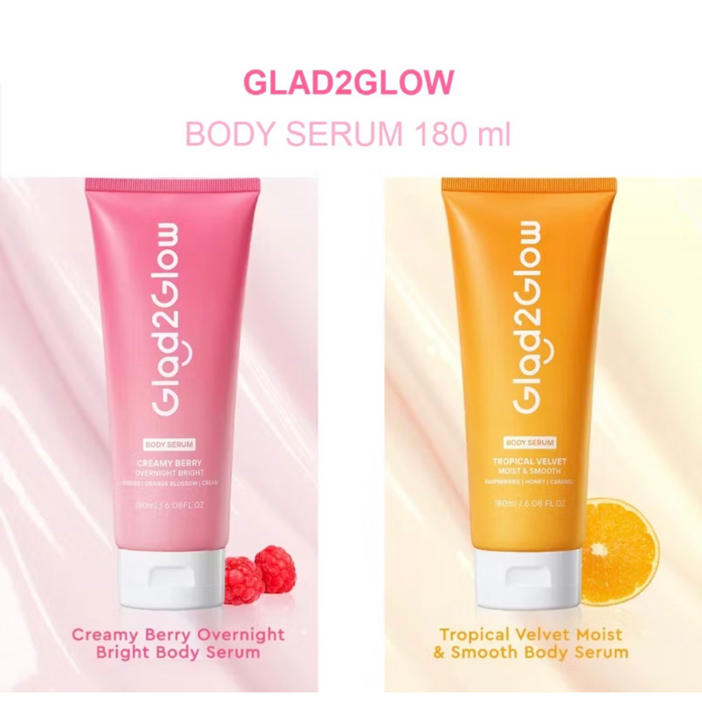 Jual Glad2Glow Body Serum 180 ml | Shopee Indonesia