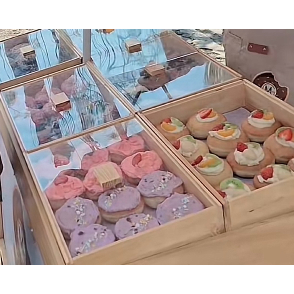 Jual Box Donat Model Tutup Angkat Eco Friendly Food Grade Box Donat ...